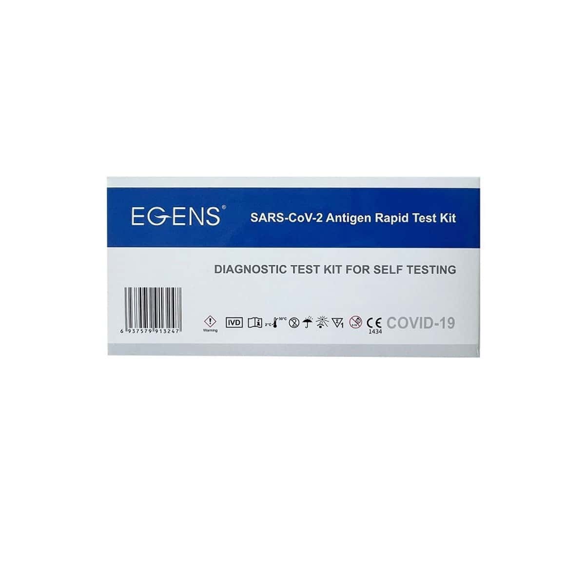 Egens SARS-CoV-2 Antigen Rapid Test Kit Τεστ Ανίχνευσης Αντιγόνου Covid ...